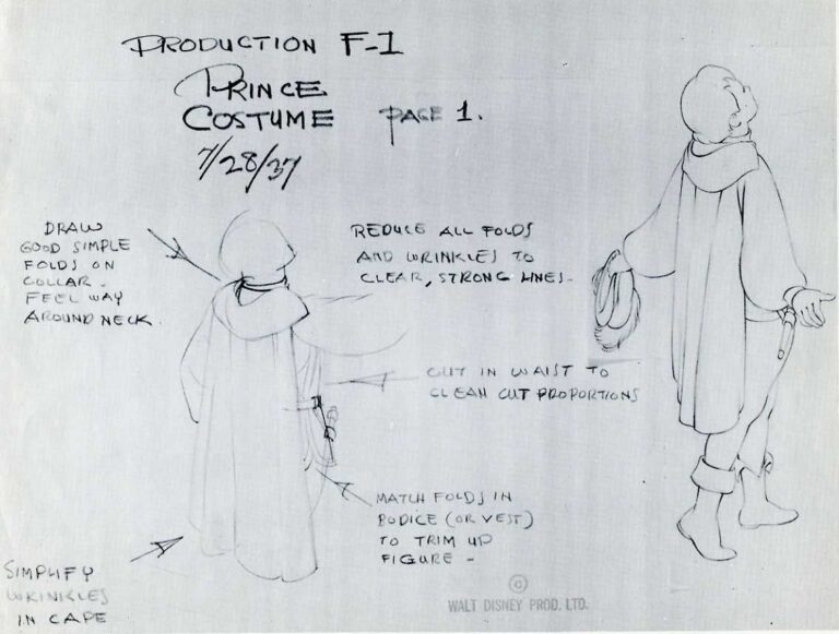 Model Sheets - Snow White Museum