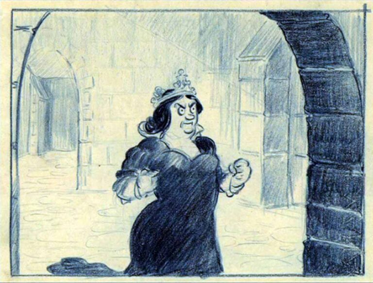 Sequence 1B – First Queen and Mirror Sequence - Snow White Museum
